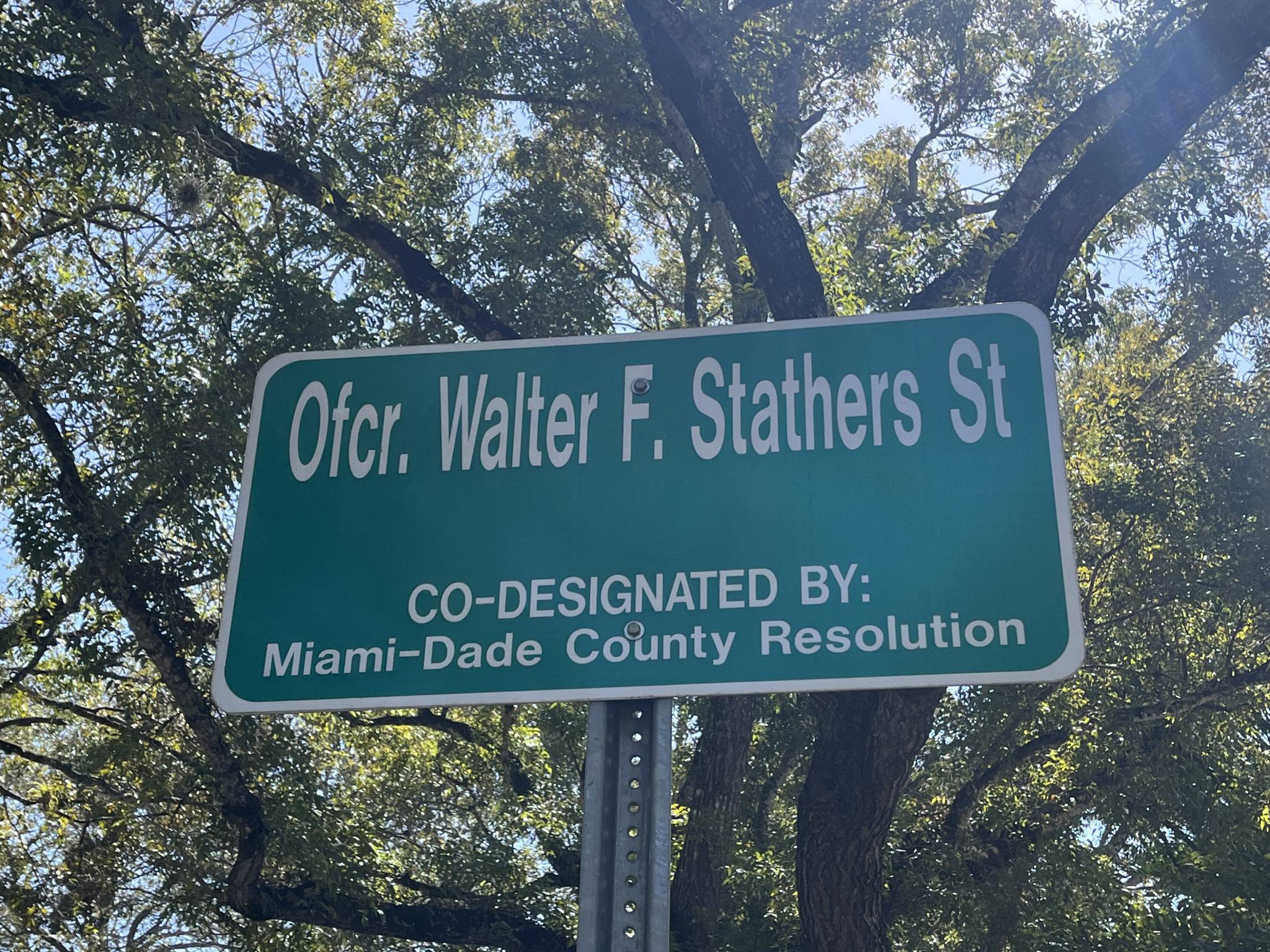 WALTER FRANKLIN STATHERS - CORAL GABLES FOP